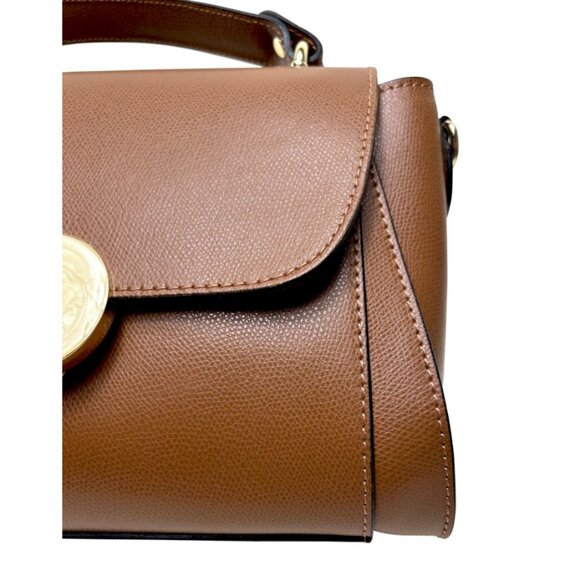 Ivan Troy | Bags | Alya Luxury Wrist Brown Leather Shoulder Bag | Poshmark